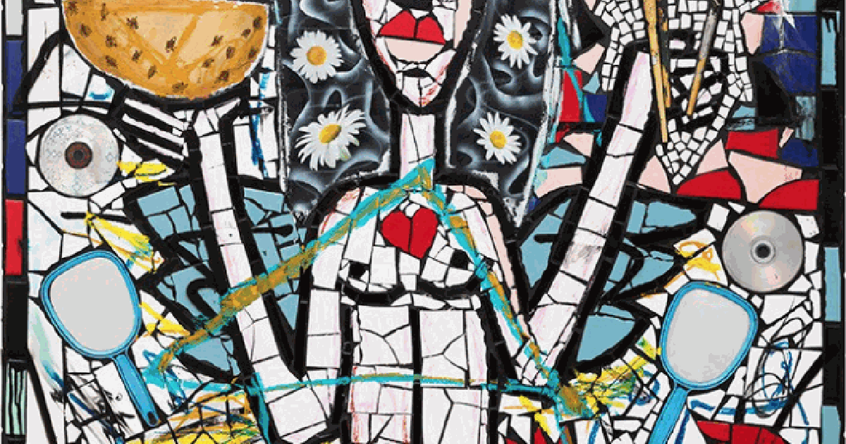Cameron Welch Exhibits Mythological Mosaics | Kavi Gupta Gallery